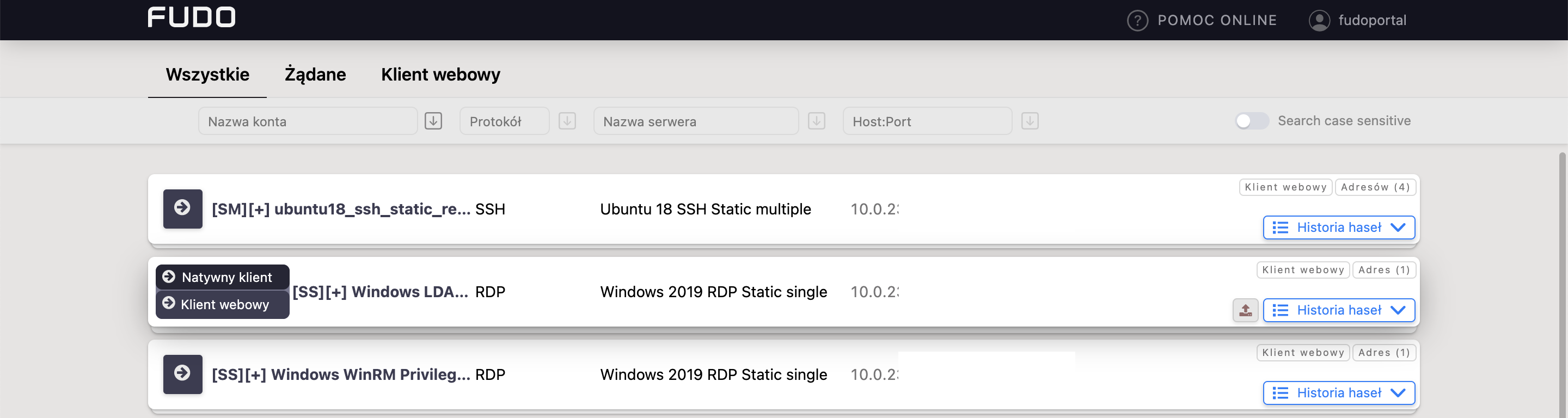 RDP na systemie operacyjnym Microsoft Windows 7 i 10 — Fudo PAM 5.1 ...