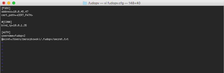 Using fudopv — Fudo Enterprise 5.5 - System Documentation