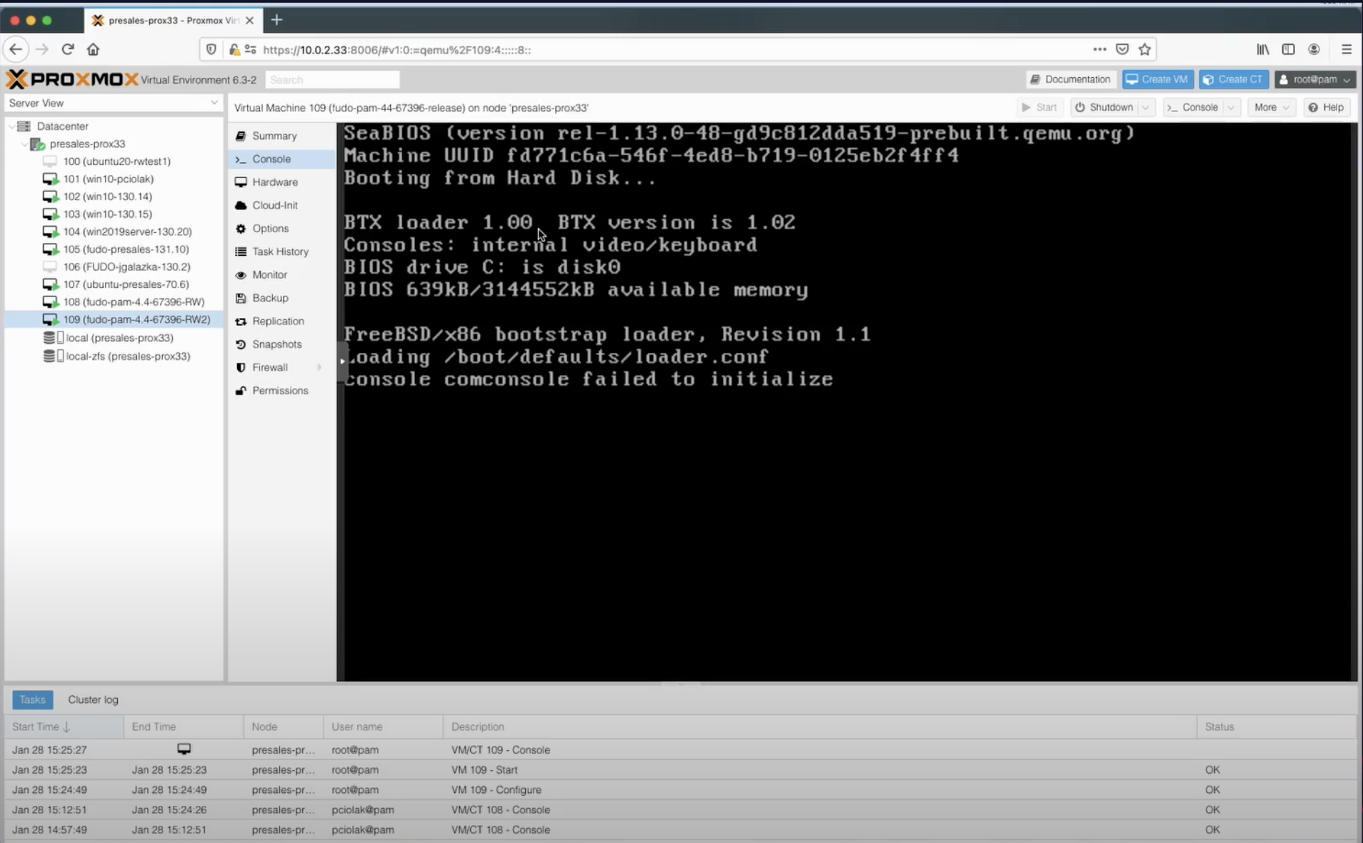 System initiation — Fudo Enterprise 5.5 - System Documentation