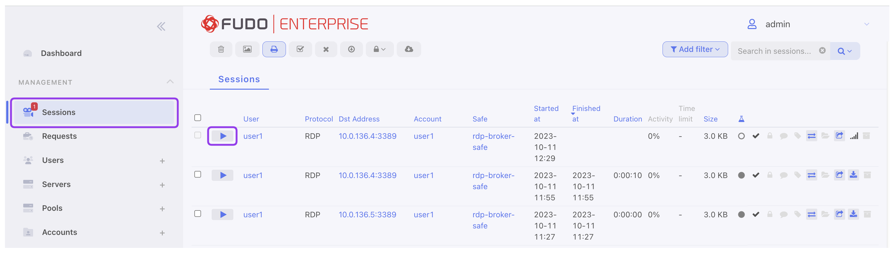 Setup Fudo Enterprise - bastion scenario (recommended) — Fudo ...