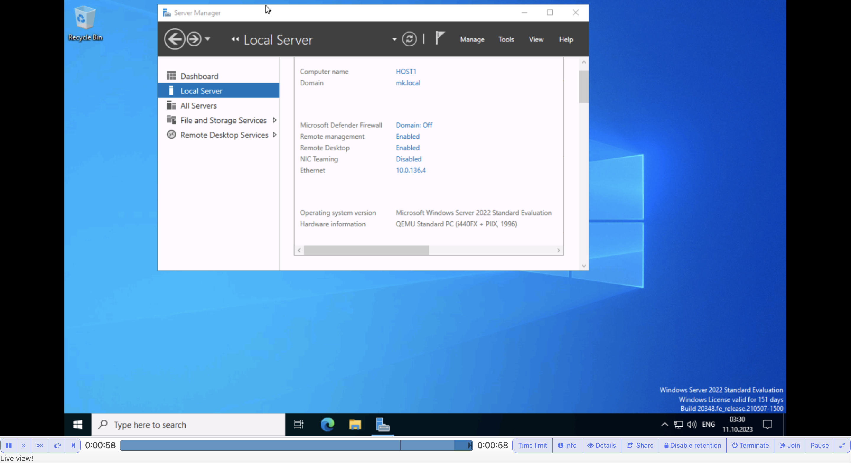 Setup Fudo Enterprise - bastion scenario (recommended) — Fudo Enterprise 5.5 - System Documentation